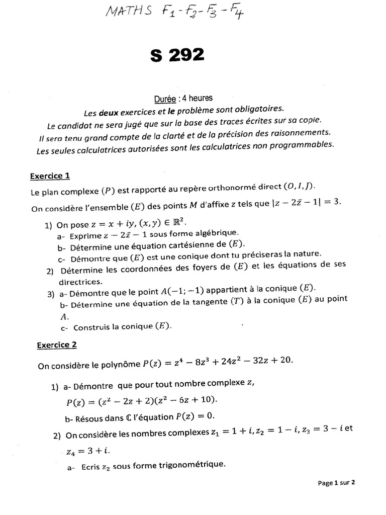 Maths F1-F2-F3-F4-1 | PDF