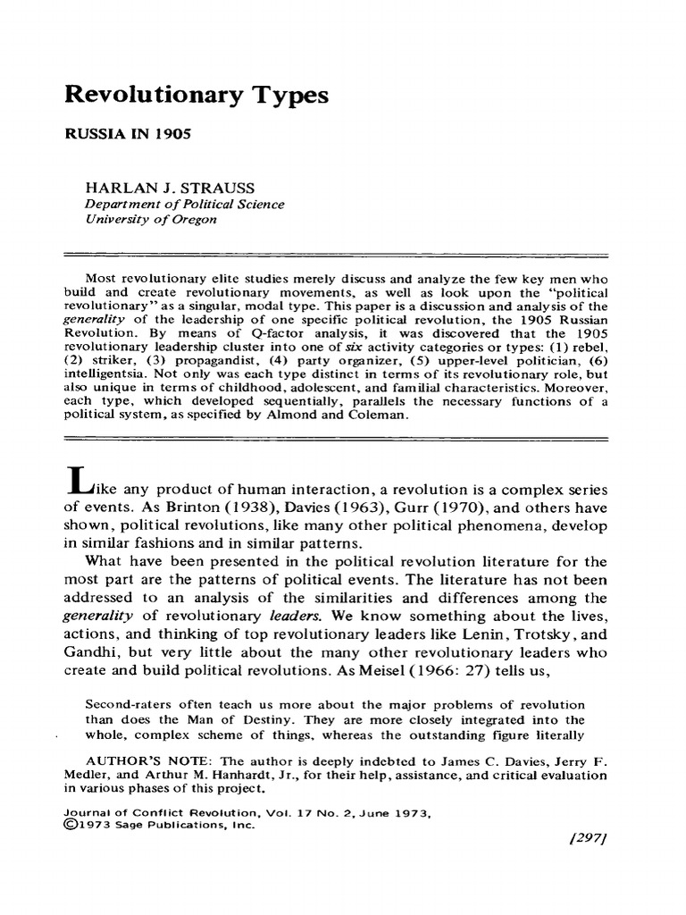Revolutionary Types | PDF