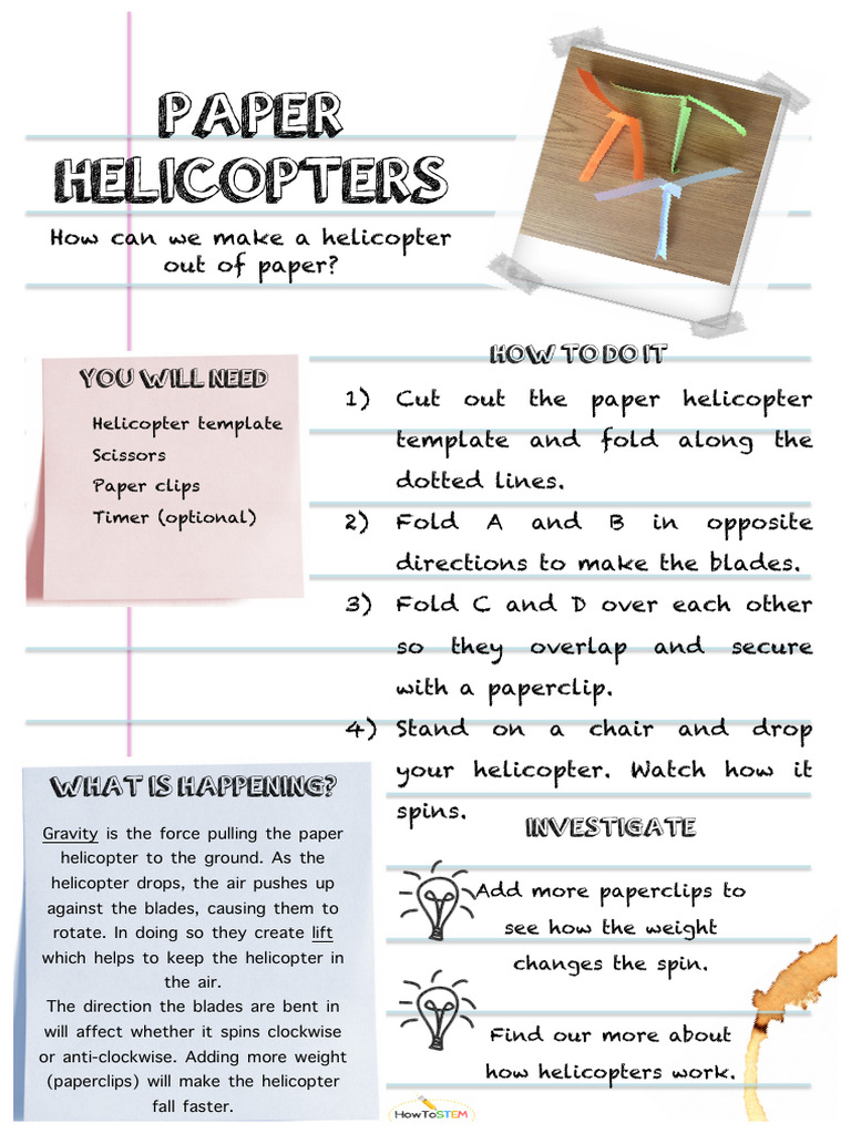 Paper-Helicopters RBT | PDF