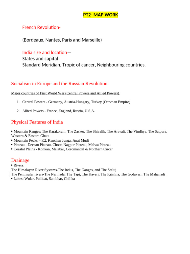 1map Work - PT2 | PDF