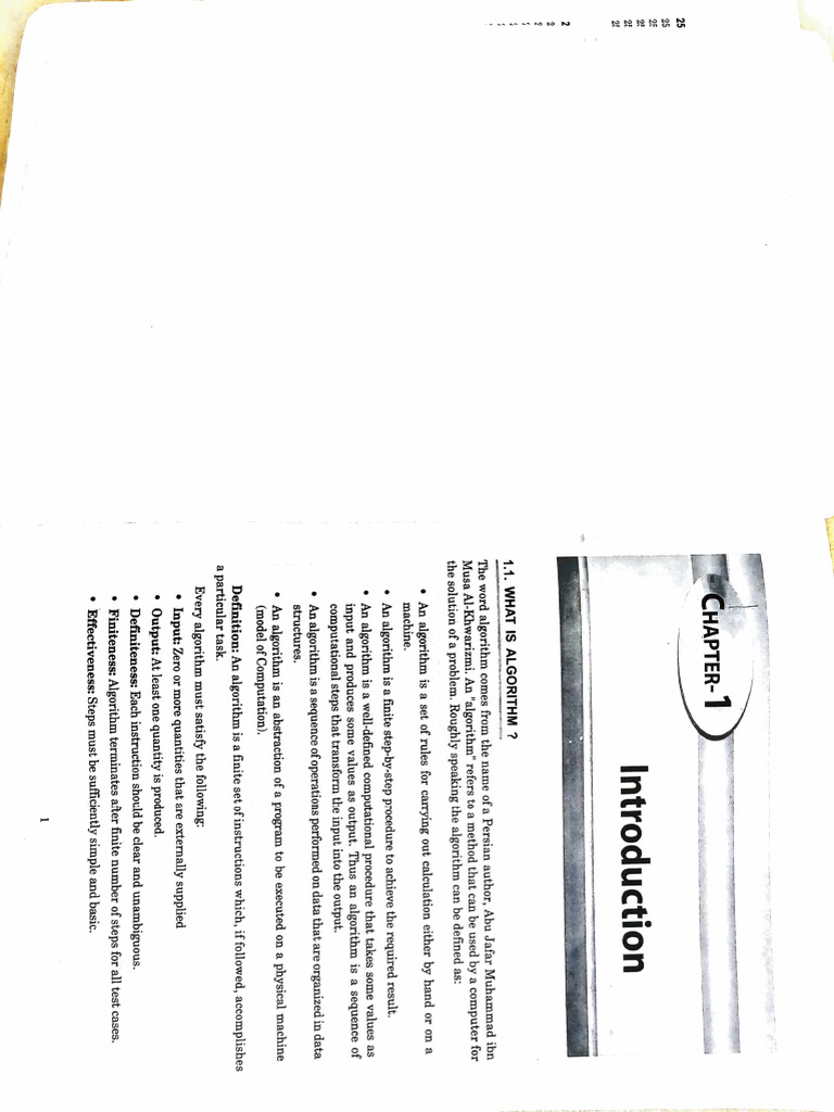 DDA Introduction Unit 1 | PDF