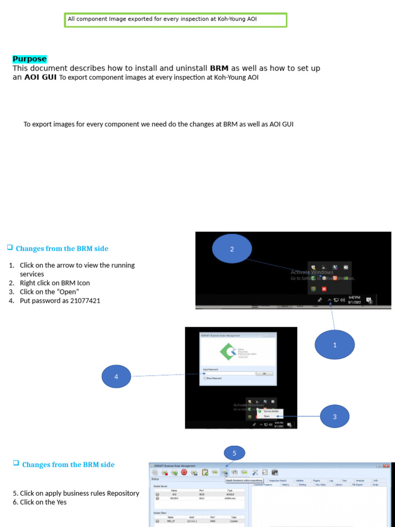 Koh-Young AOI Image Export Setup Guide | PDF | Business | Computers