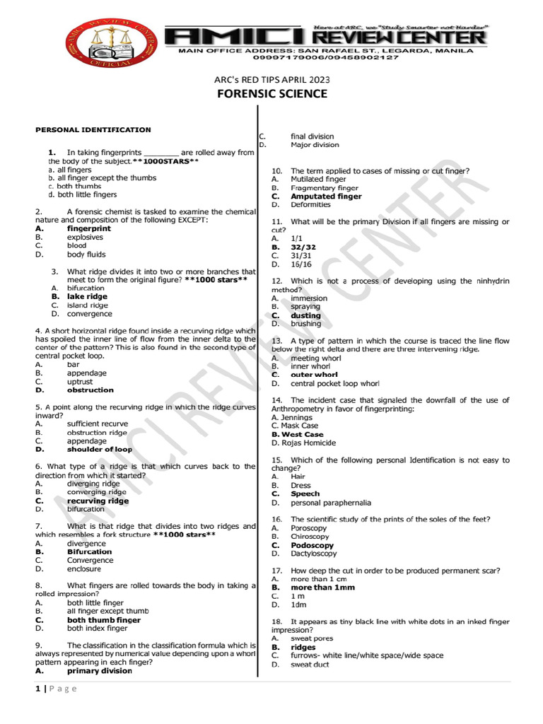 Forensic Science Pdf