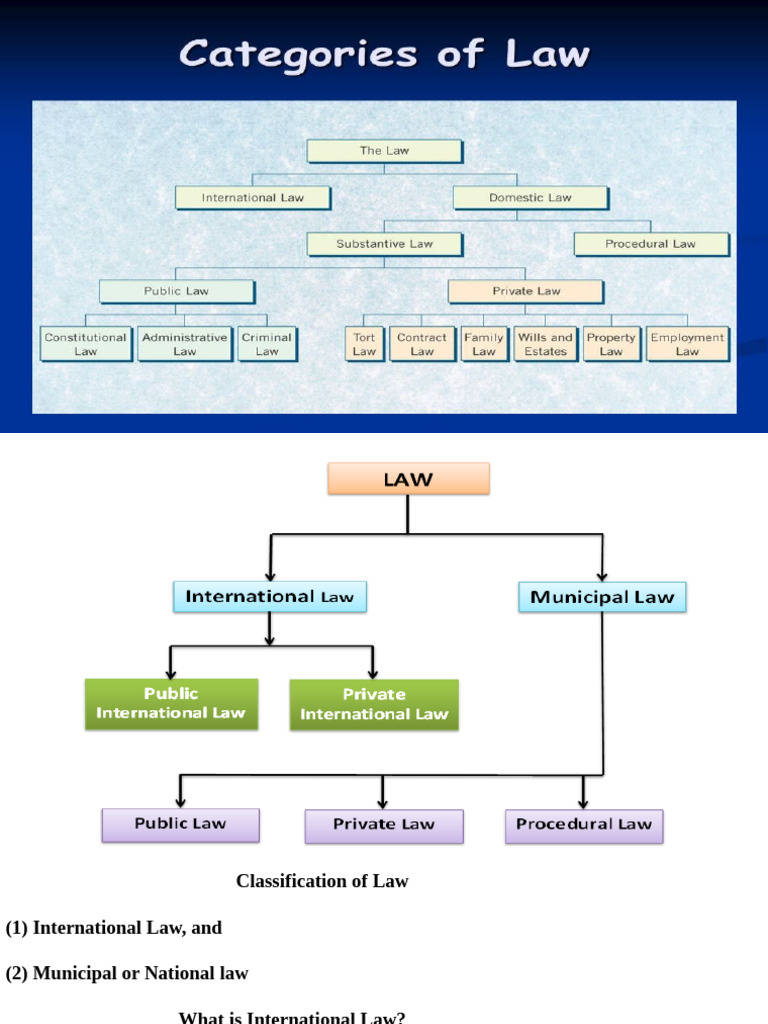Classification of Law | PDF