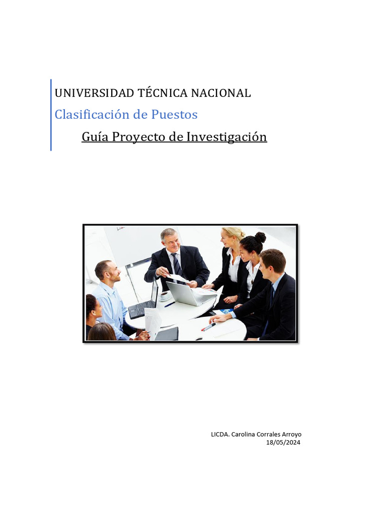 Guia Del Proyecto Final | PDF