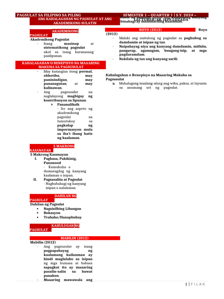 FILAK | PDF