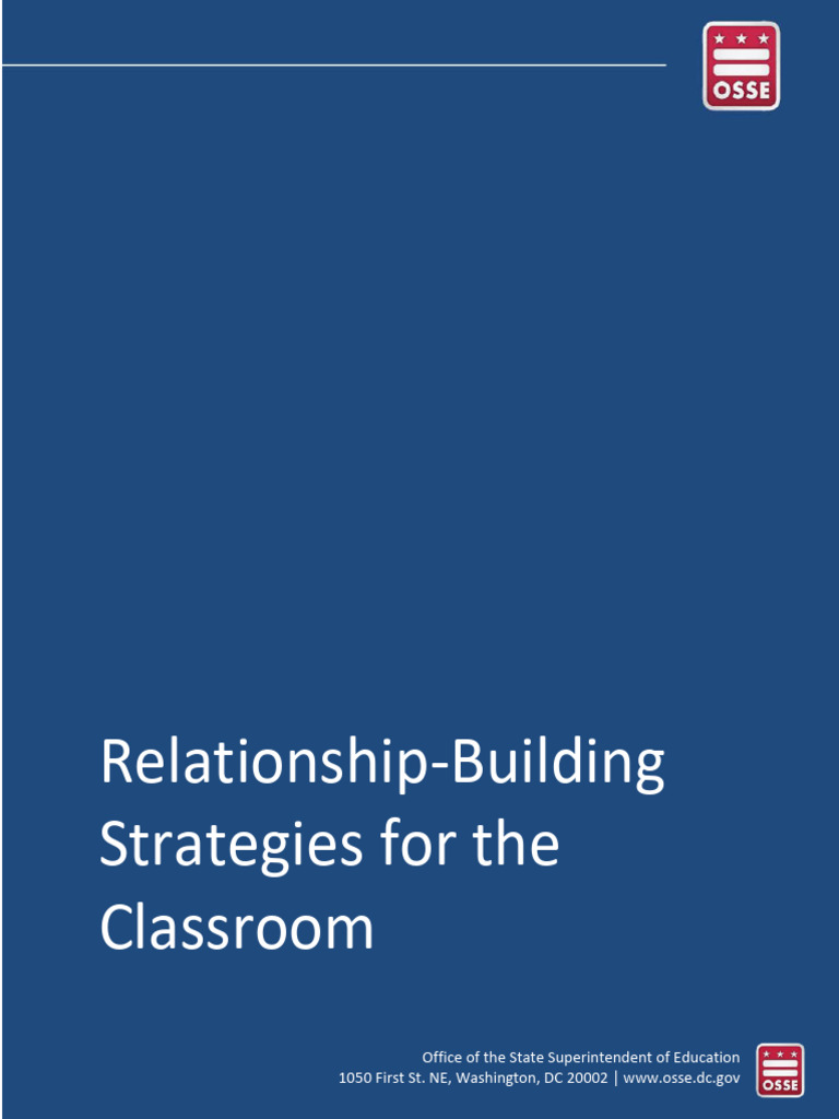 Relationhip Building Toolkit | PDF
