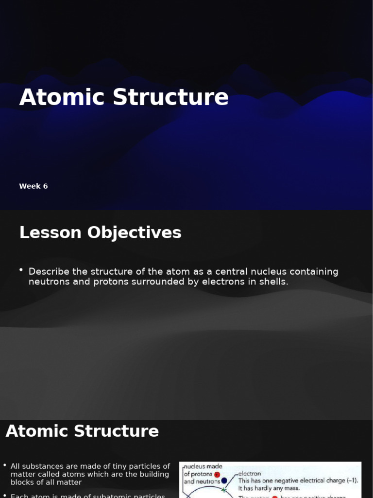 Atomic Structure - Part 1 | PDF