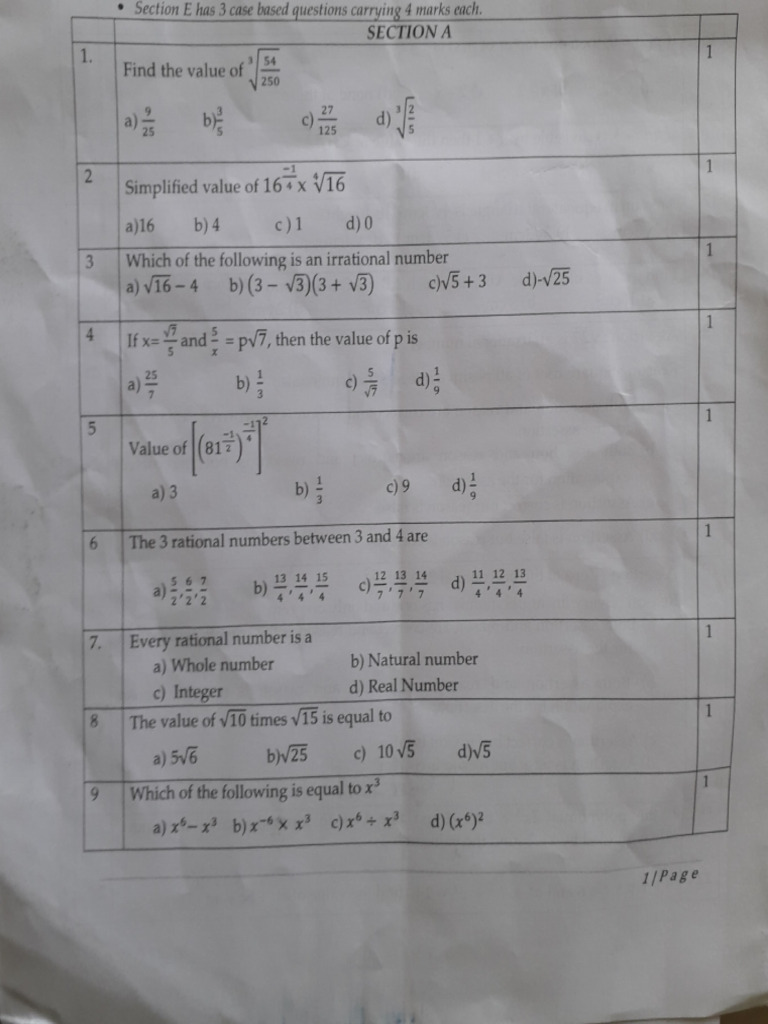 Terminal Examination Question Paper Rajagiri | PDF