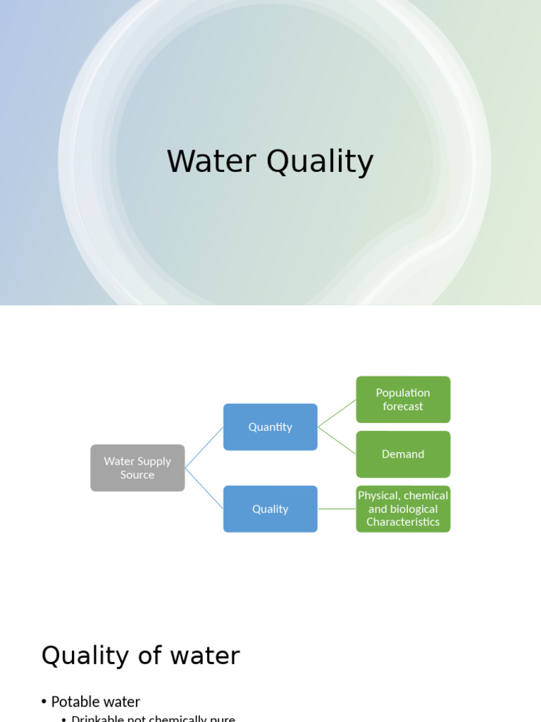 Water Quality | PDF