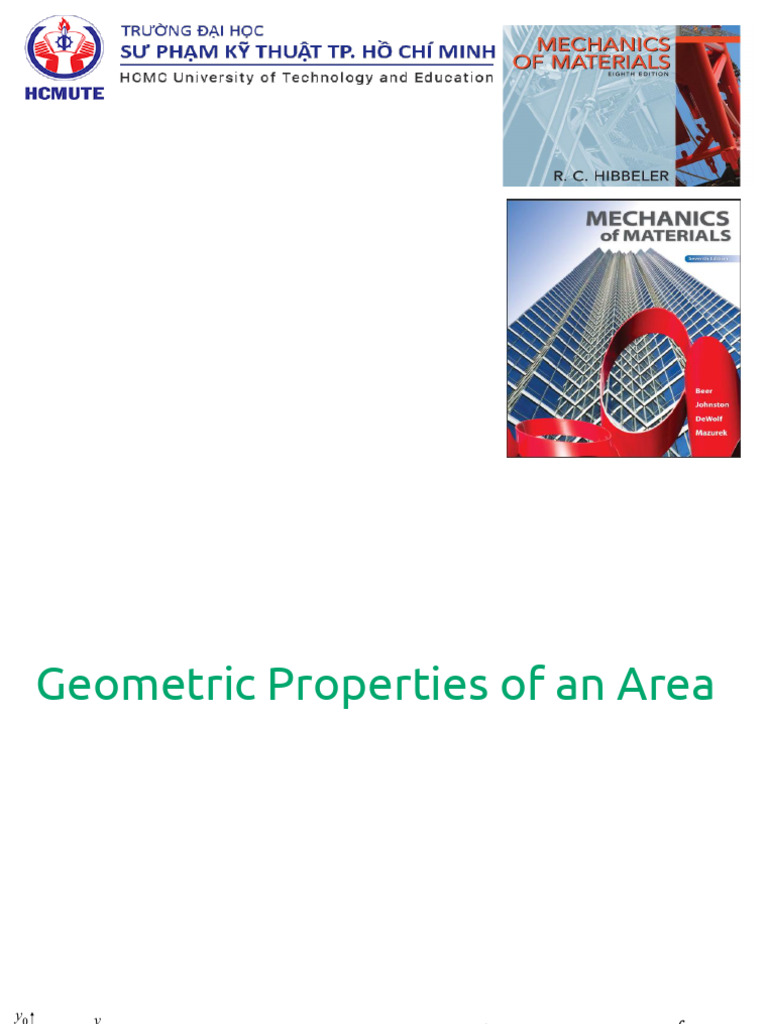 Geometric Properties of An Area | PDF
