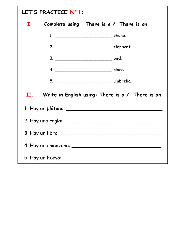 4to Grado - Let's Practice - English | PDF