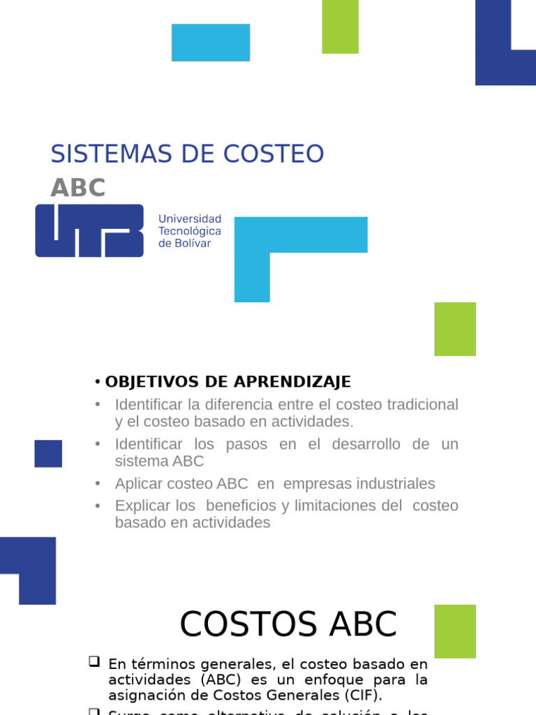 Parte 10. Costos ABC | PDF