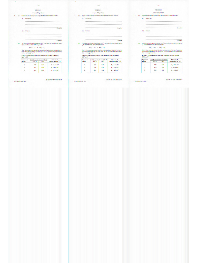 Past Paper Rates | PDF