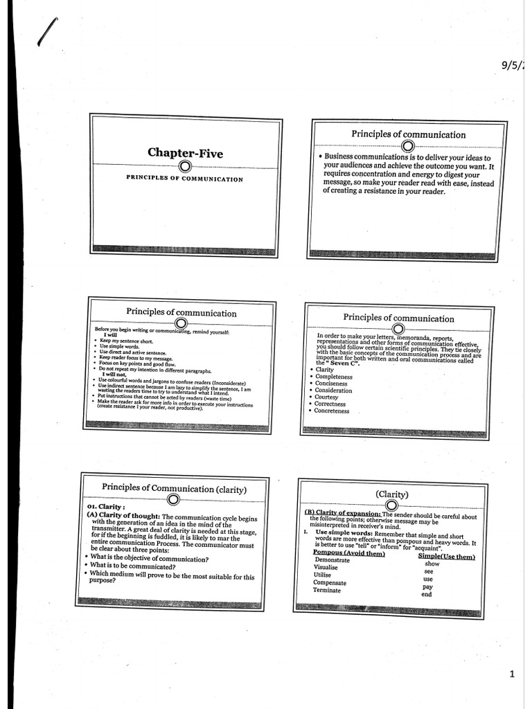 Business Communication 5th Chapter | PDF