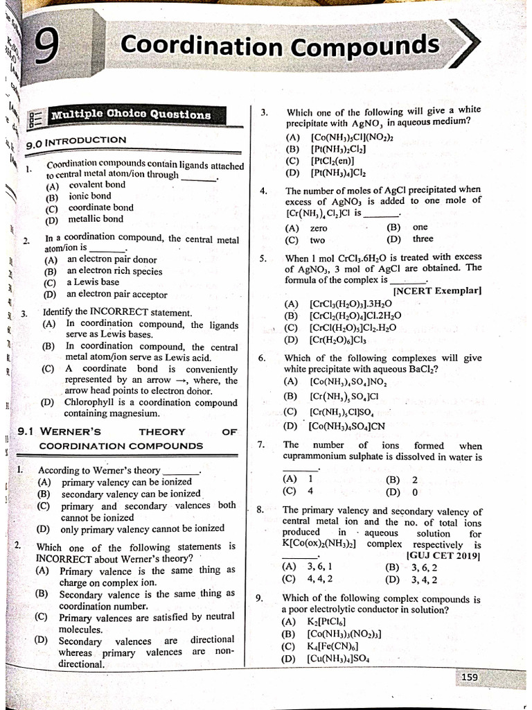 Coordination Compounds | PDF