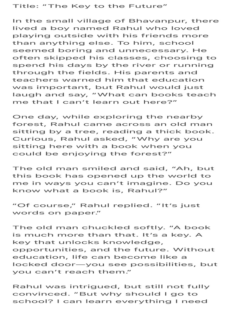 Title: "The Key To The Future" | PDF