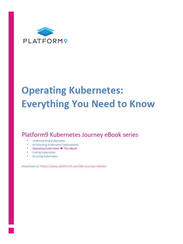 Operating Kubernetes | PDF