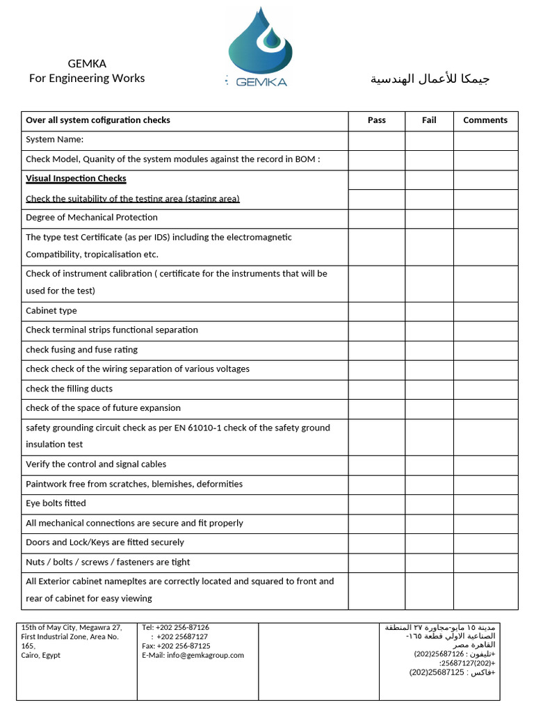 PLC Test Sheet | PDF