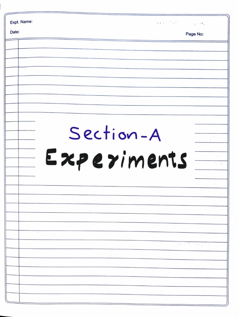 12 Physics Practicals Section A | PDF