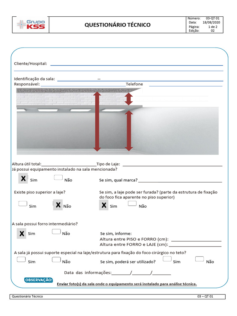 QUESTIONARIO TECNICO KSS Salas 02 A 04 | PDF