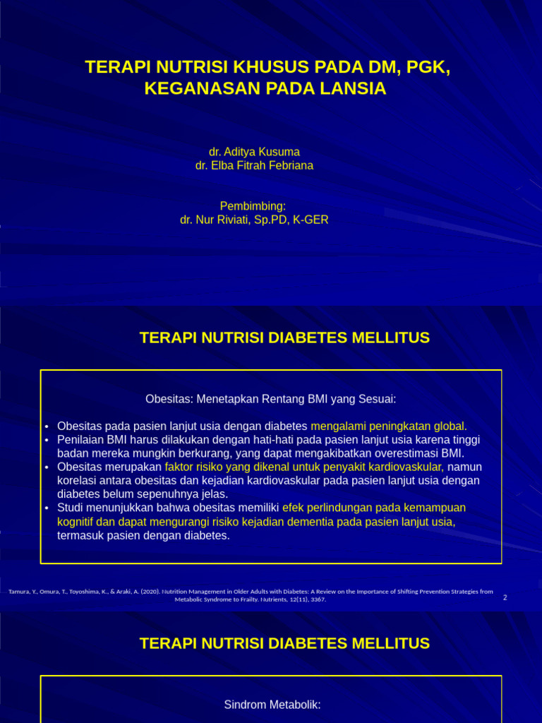 Terapi Nutrisi | PDF