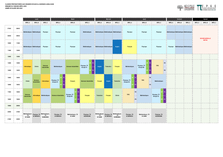 Edt Sem 18-09-2023 Mpsi | PDF