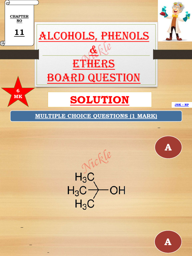 11-Alcohols Phenols & Ethers | PDF