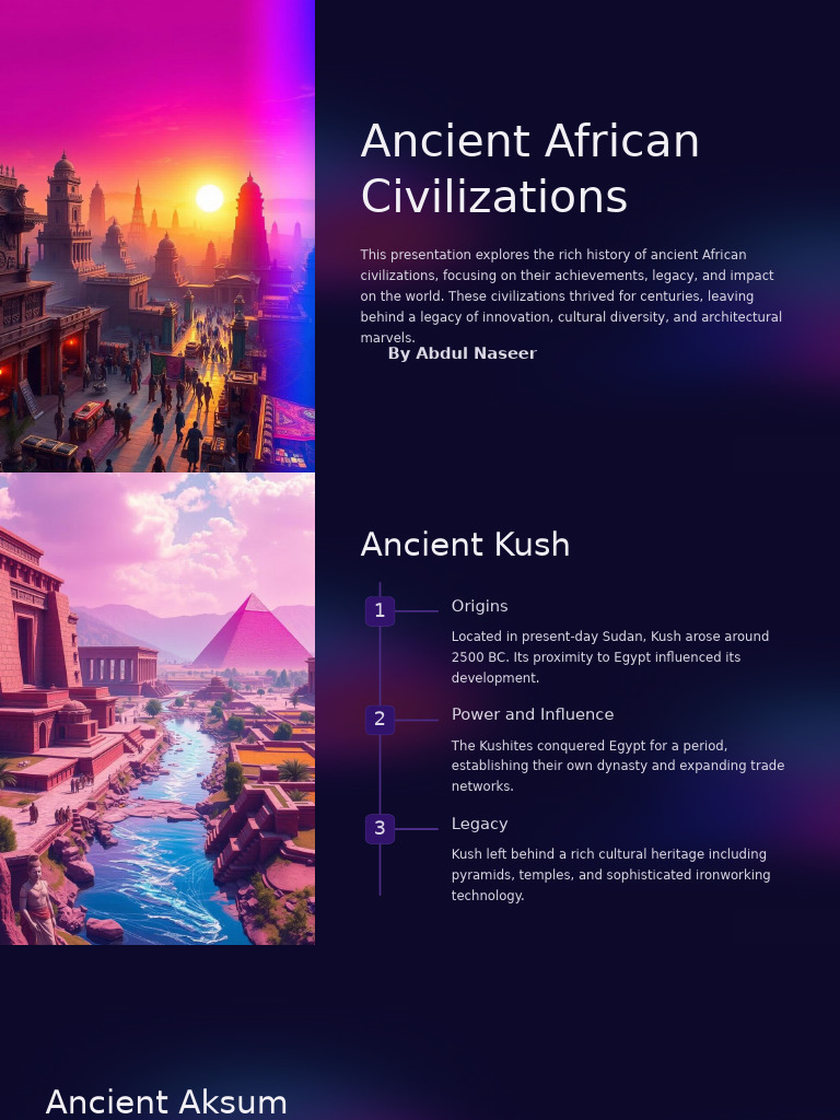 Ancient African Civilizations | PDF