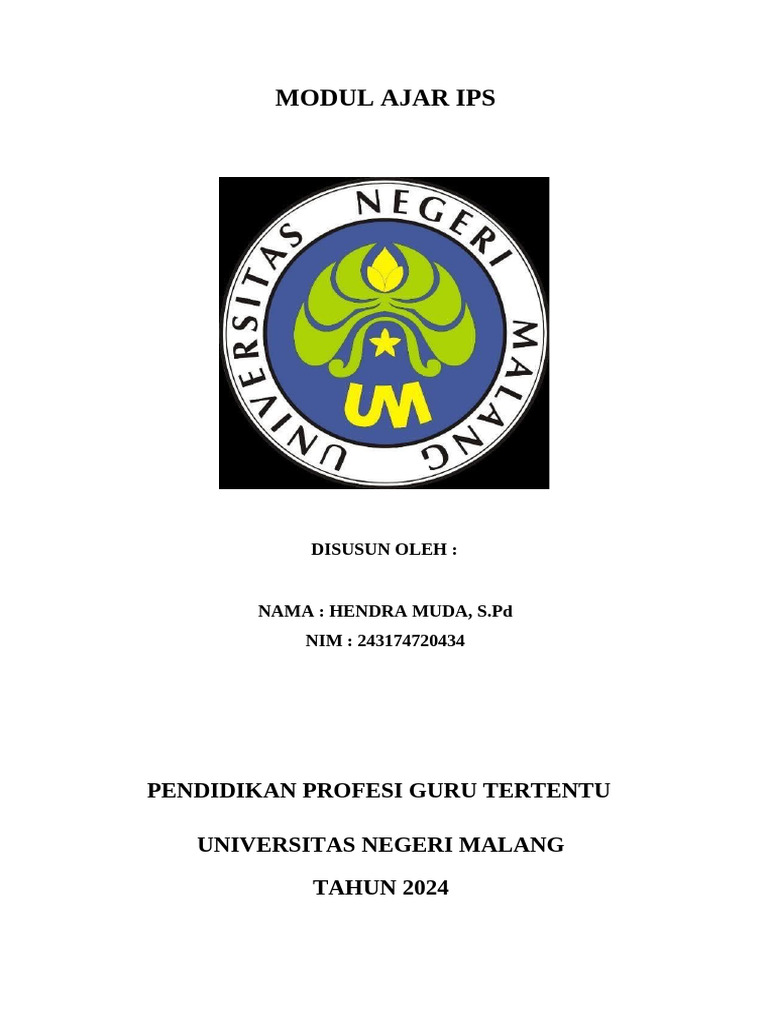 Modul Ajar Ukin Hendra - 103052 | PDF