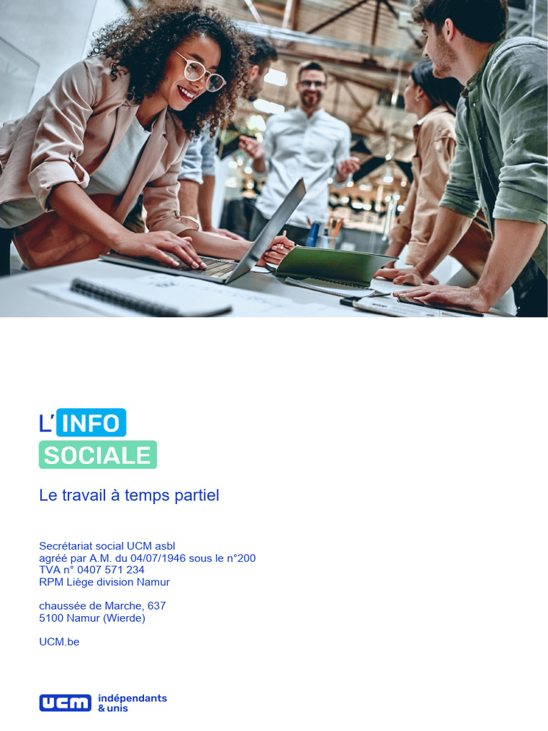 Linfo Sociale Le Travail Temps Partiel | PDF