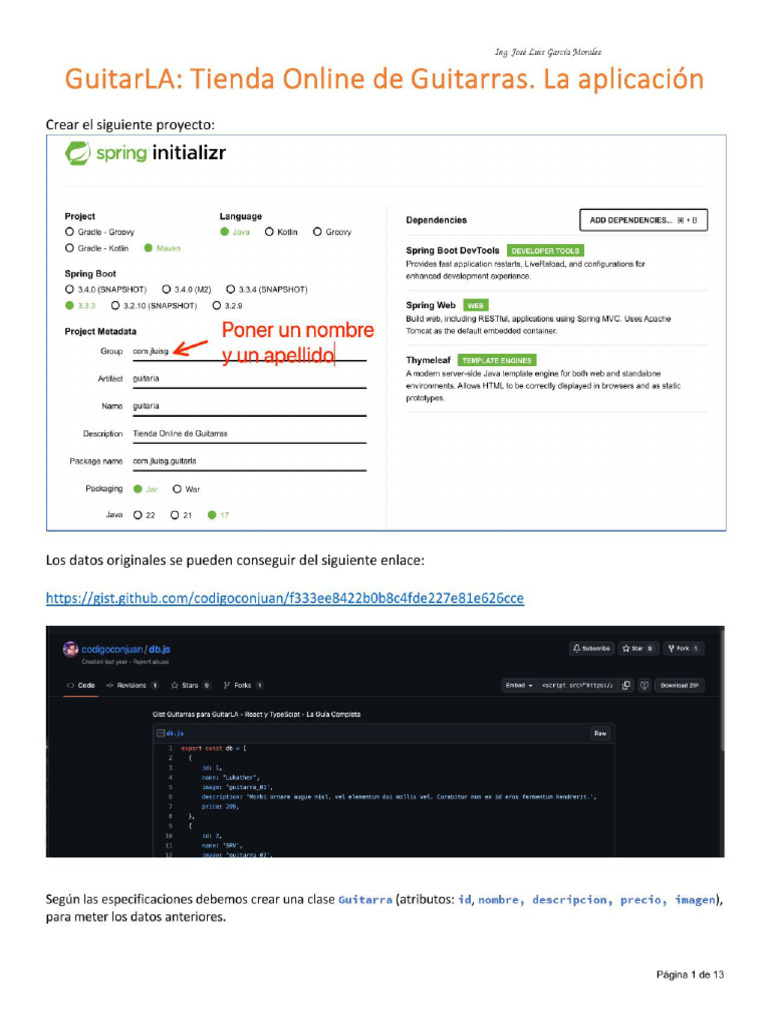 GuitarLA - Tienda Online de Guitarras. La Aplicación - 000001 | PDF