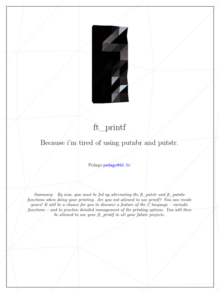 FT Printf - en | PDF