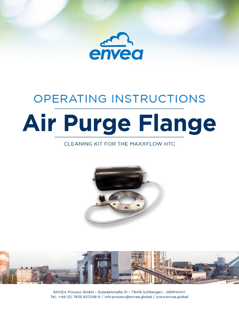 Envea Maxxflow Air Purge Flange Manual en | PDF