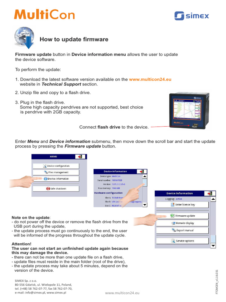 How To Update Firmware | PDF