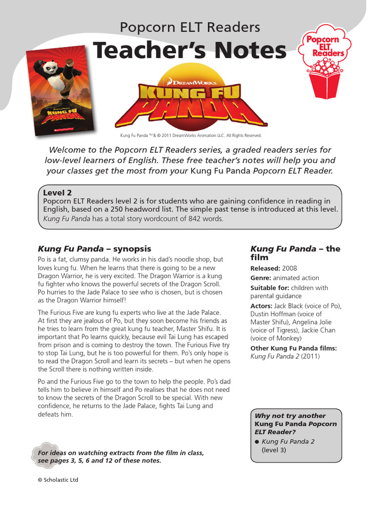 Popcorn Teachers Notes KFP 777254 | PDF | Linguistics