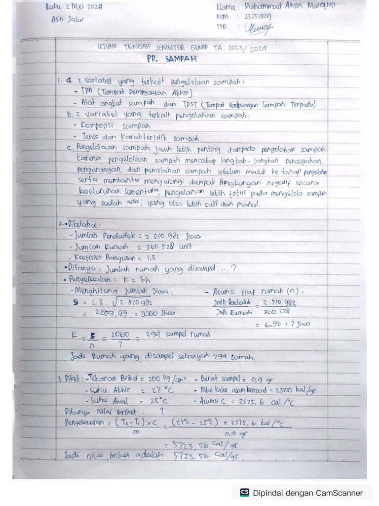 Muhammad Ahsin Murofiqi - 23251809 - UTS PP Sampah | PDF