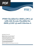 Child PTSD Symptom Scale For DMS-V CPSS-V SR | PDF | Psychology ...