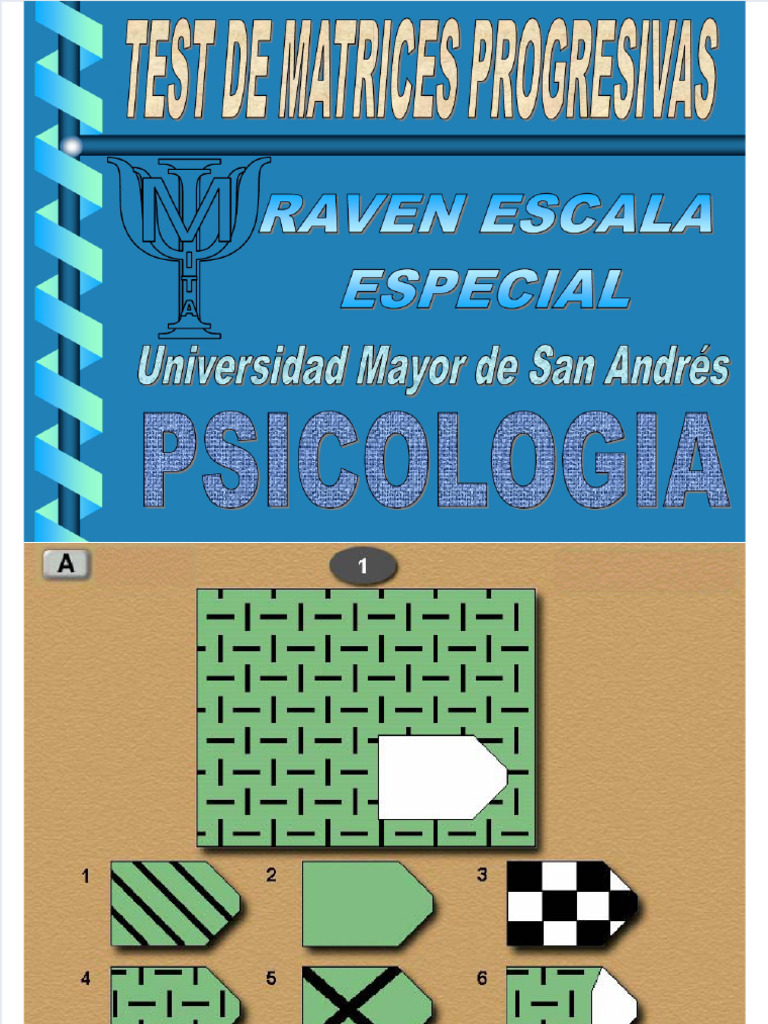 Test-Raven-Matrices-Progresivas - para Niños para Imprimir | PDF