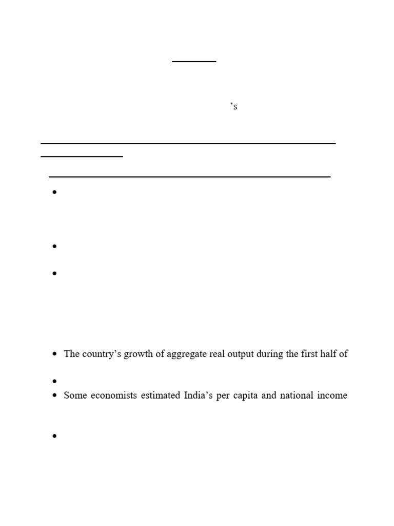 Class 12 CH 1 Indian Eco | PDF