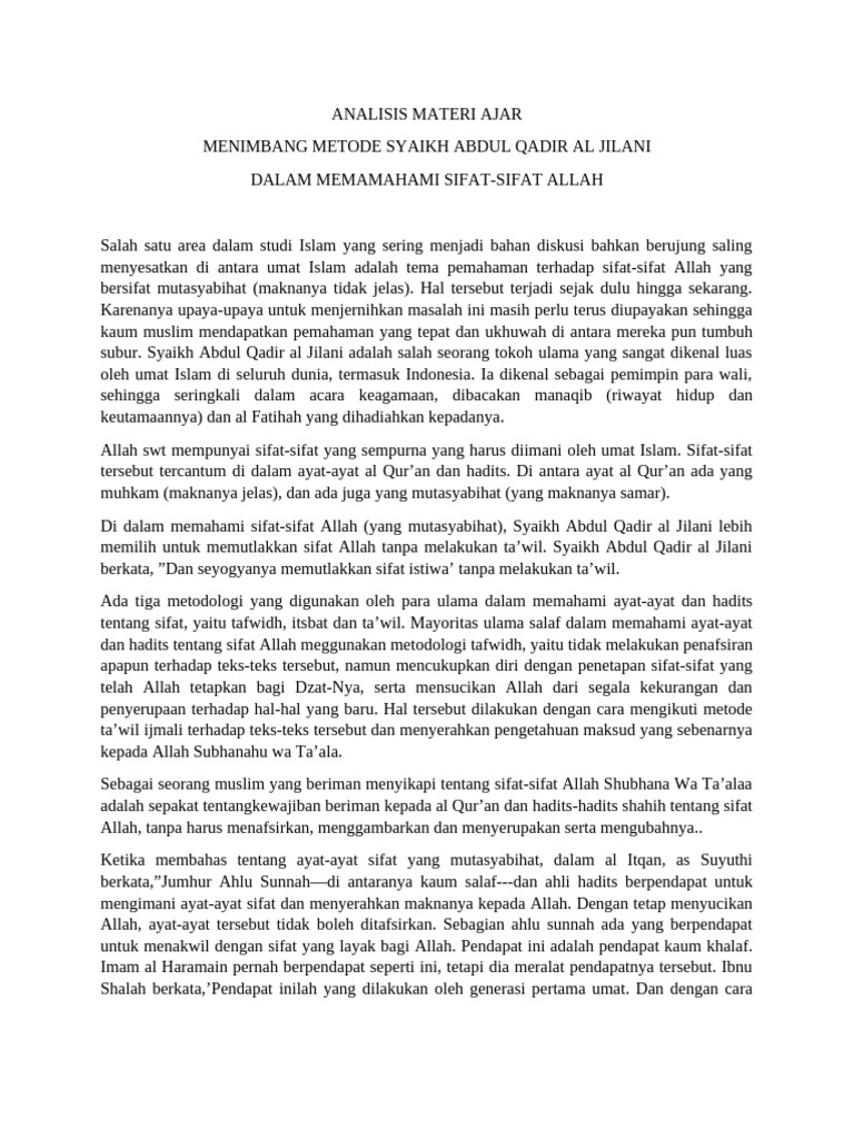 Analisis Materi Ajar PPG 2022 Riono | PDF