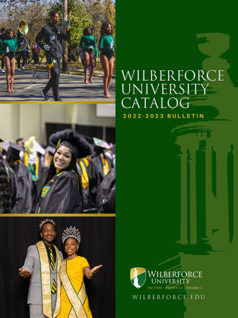 Wilberforce University Catalog 2023 2024 Final Feb 2023 | PDF