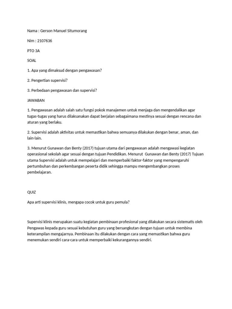 P13 2107636 Gerson Manuel Situmorang Pengelolaan Pendidikan | PDF