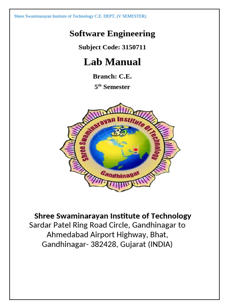 Format Lab Manual - Index - Certificate | PDF