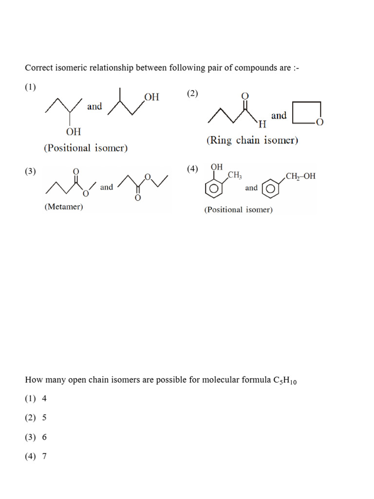 2409 - Isomerism - RS-14 - PPT - Final | PDF | Isomer | Conformational ...