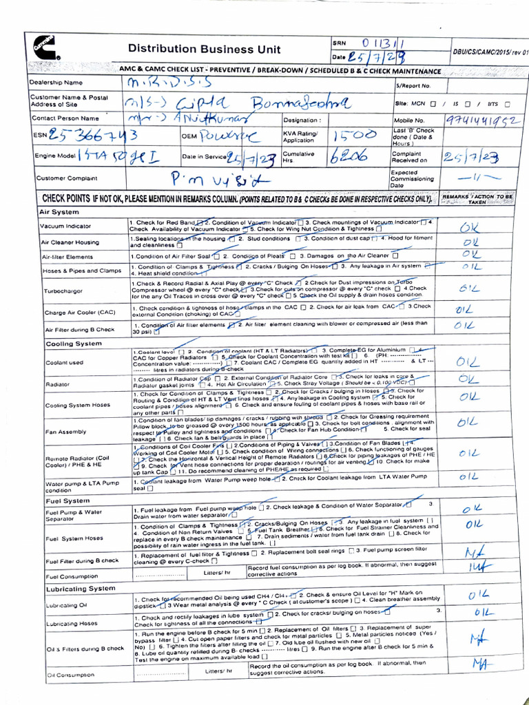 FSR Form 011311 | PDF