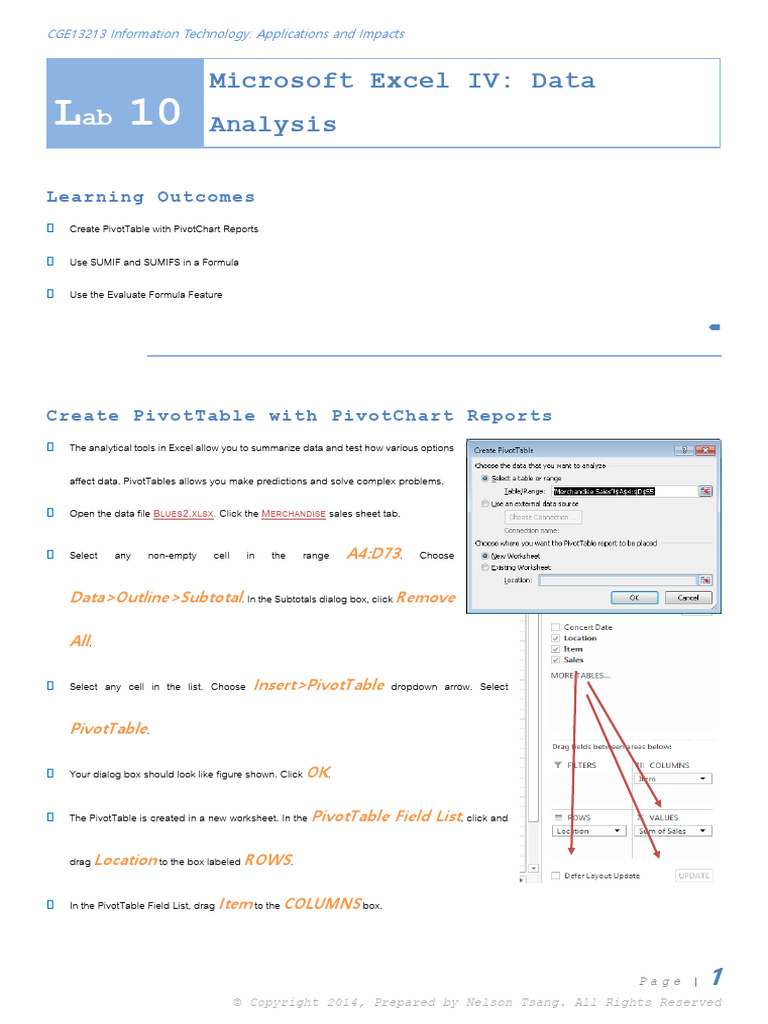 CGE13213 It Lab10 | PDF