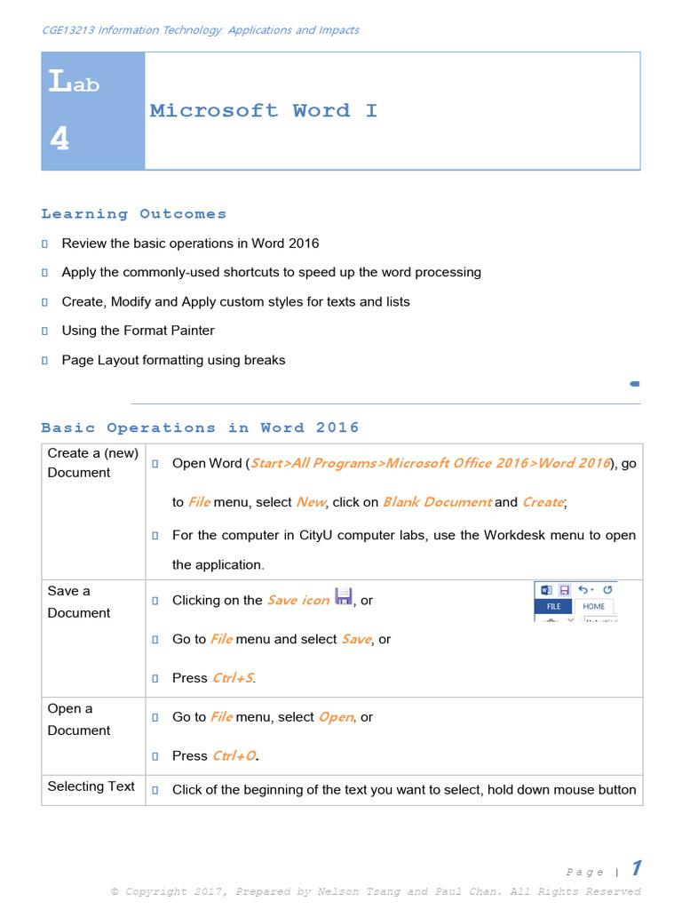 CGE13213 It Lab04 | PDF