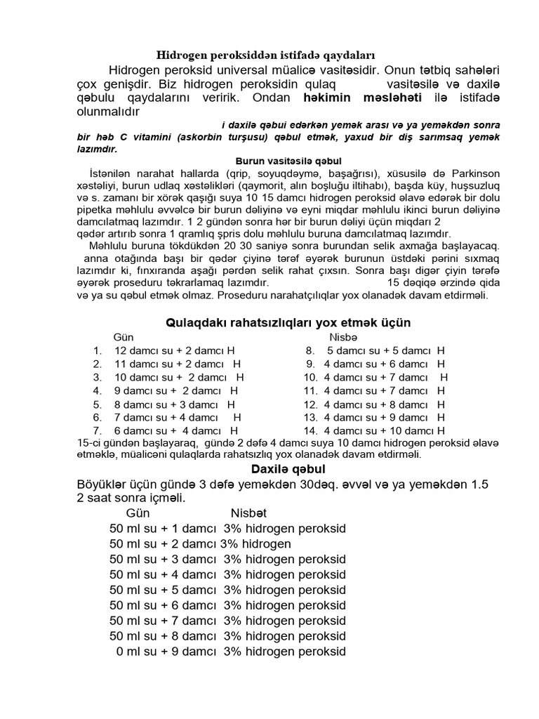 Hidrogen Peroksid | PDF
