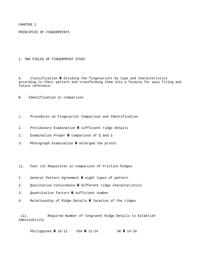 Personal Identification 2 | PDF | Fingerprint | Social Science